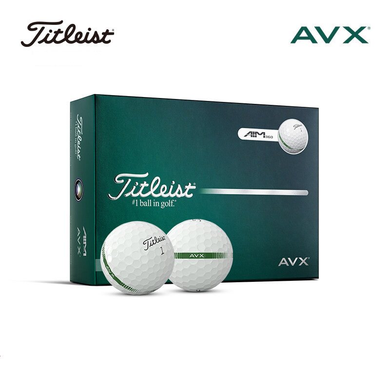 Titleist泰特利斯全新AVX高尔夫球卓越远距巡回赛级别后旋性能