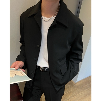 韩国代购短款西装夹克利落挺阔