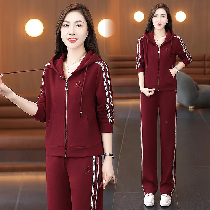 秋春新款9688819式运动套装成人长袖领跑透气健身服步训练女服