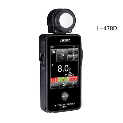 迎光SEKONIC（世光）L-478D测光表全国联保中文系统全新触屏 正品