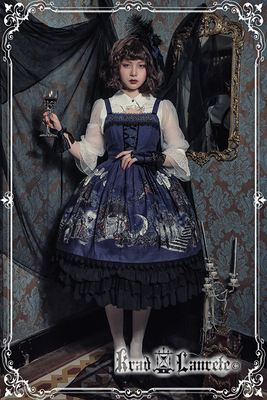 吸血鬼蝙蝠领KL修身衬衫哥特风