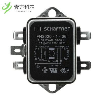 原厂原装FN2020-1-06 LINE FILTER 250VAC 1A CHAS