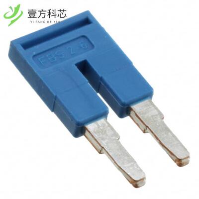 原厂原装3036932 JUMPER TERM BLK 2POS FLAT PIN全
