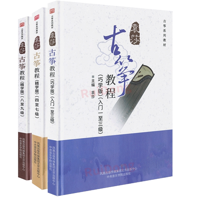 【正版精装新版】袁莎古筝1-9级