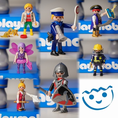 特价正版摩比世界玩具德国playmobil人偶人仔透明袋包装全新商品