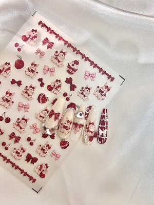 伊甸园兔兔美甲贴纸Star-picking