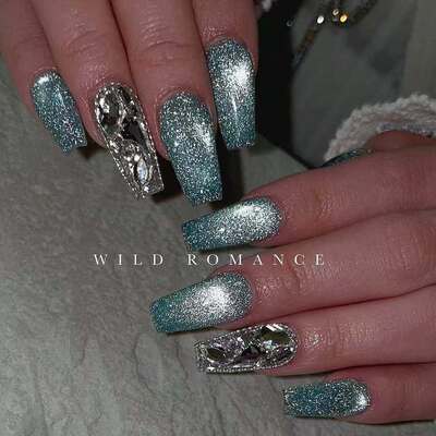 2025日本IRIE爱理 夏季薄荷巧克力系列猫眼胶甲油胶AiScream同款