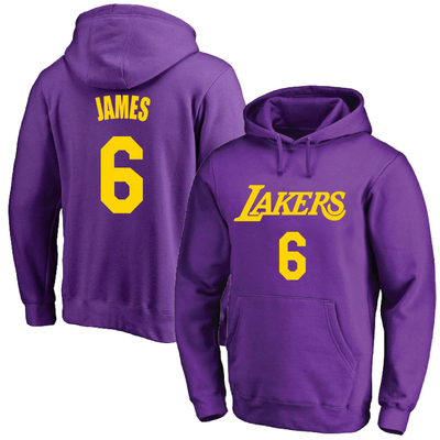 詹姆斯勒布朗加厚保暖连帽卫衣