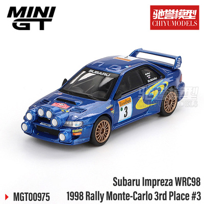 MINIGT164975斯巴鲁翼豹WRC