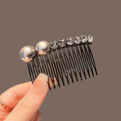 发梳插梳发夹女高端刘海夹前额碎发整理神器边夹盘发发卡头饰