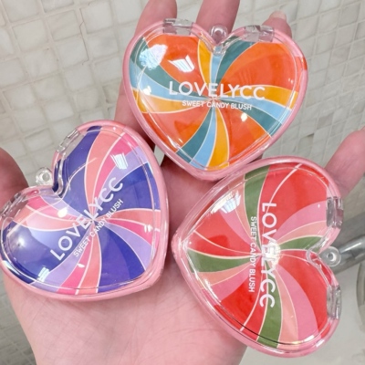 自然清透~！lovelycc腮红膏