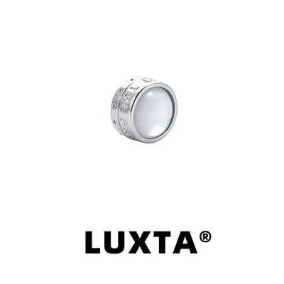 LUXTA纯银母贝无耳洞耳钉男