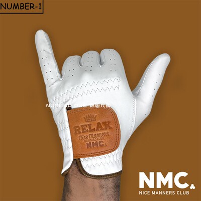 韩国代购bunkershop高尔夫配饰24年男女同款柔软舒适羊皮五指手套