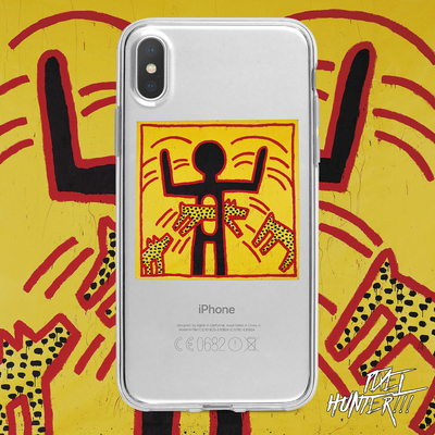凯斯哈林 KeithHaring 街头 嘻哈 涂鸦 小人 波普 适用于苹果安卓手机壳iphone15pro14max13小米华为12一加11