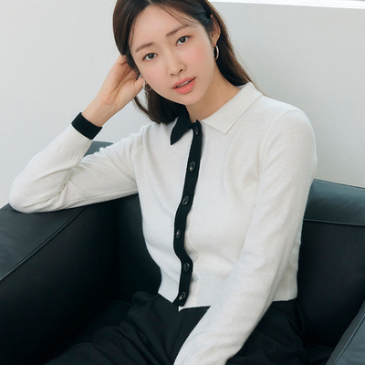 秒发小众设计感韩国代购针织衫