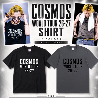 权志龙BIGBANG COSMOS WORLDTOU同款短袖T恤衫演唱会全球巡演2026