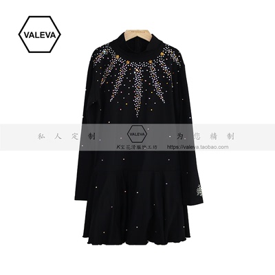 VALEVA滑冰表演服定制比赛考级