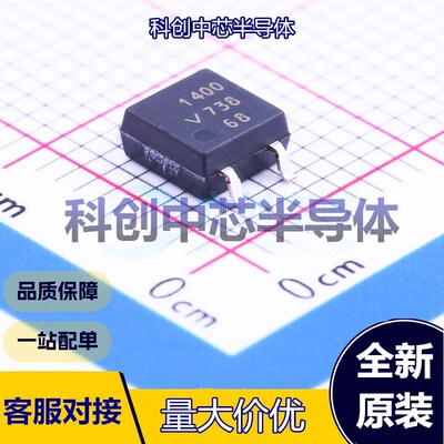 1个 VO1400AEFTR 固态继电器(MOS输出) SOP-4-2.54mm SPST-NO(1 F
