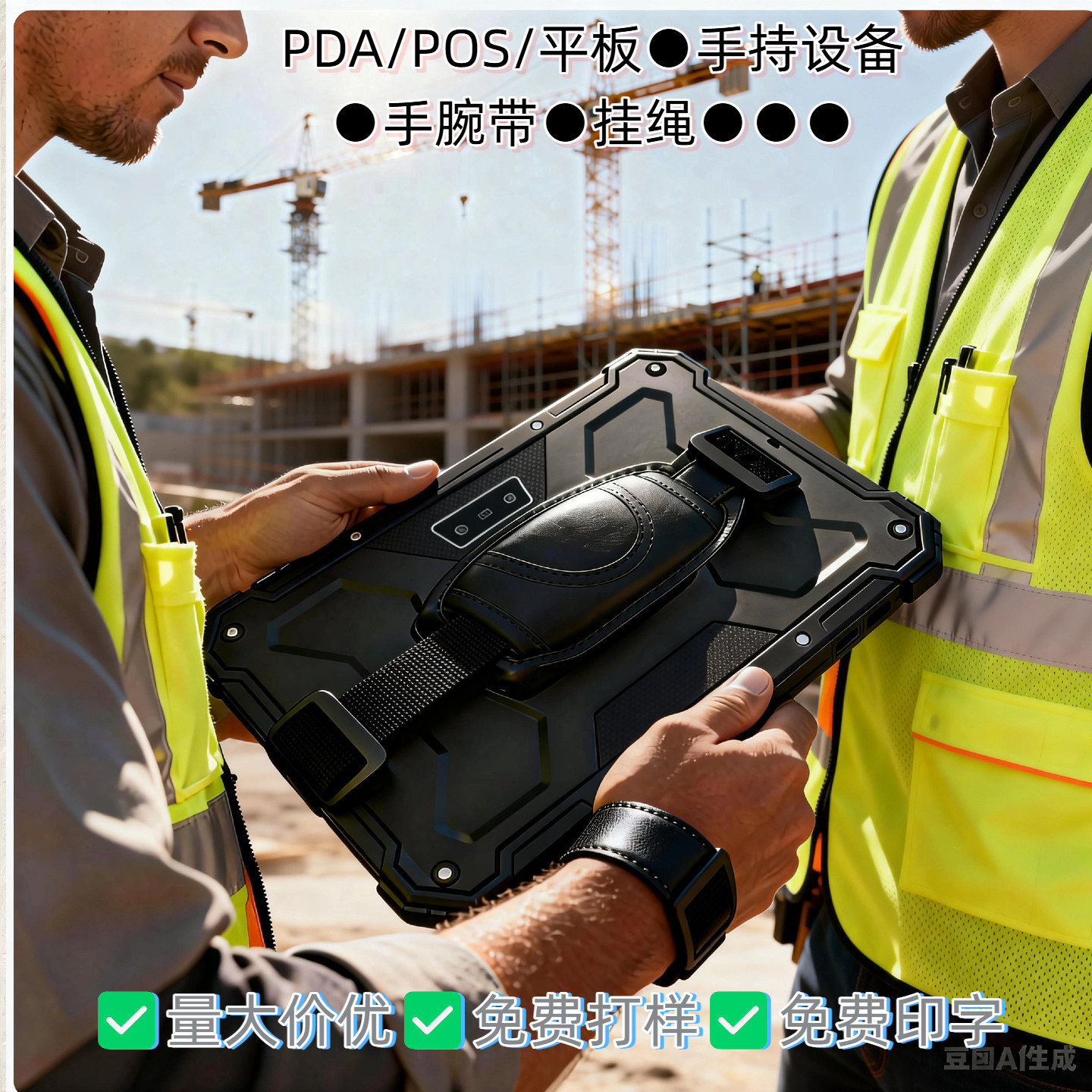 DT40SE手持终端pda便携手腕带DT40条码扫描枪配件巴枪手带手腕带