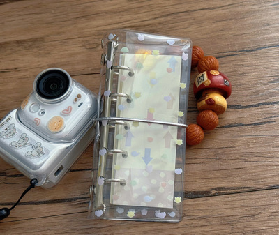 potato bb原创 小动物波点pvc本子壳 A8half活页本