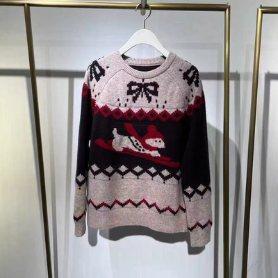 A322 复古氛围感毛衣26春新款费尔岛针织3GC130