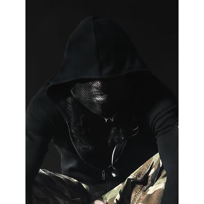 香港正品Opium YVl暗黑风镂空钢丝造型面具面罩Playboicarti同款