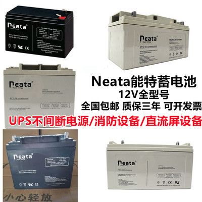 能特蓄电池12V7AH12A17A18A20A24