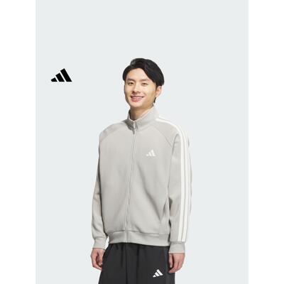 adidas阿迪达斯休闲宽松针织夹克外套男装新款轻运动KC2848