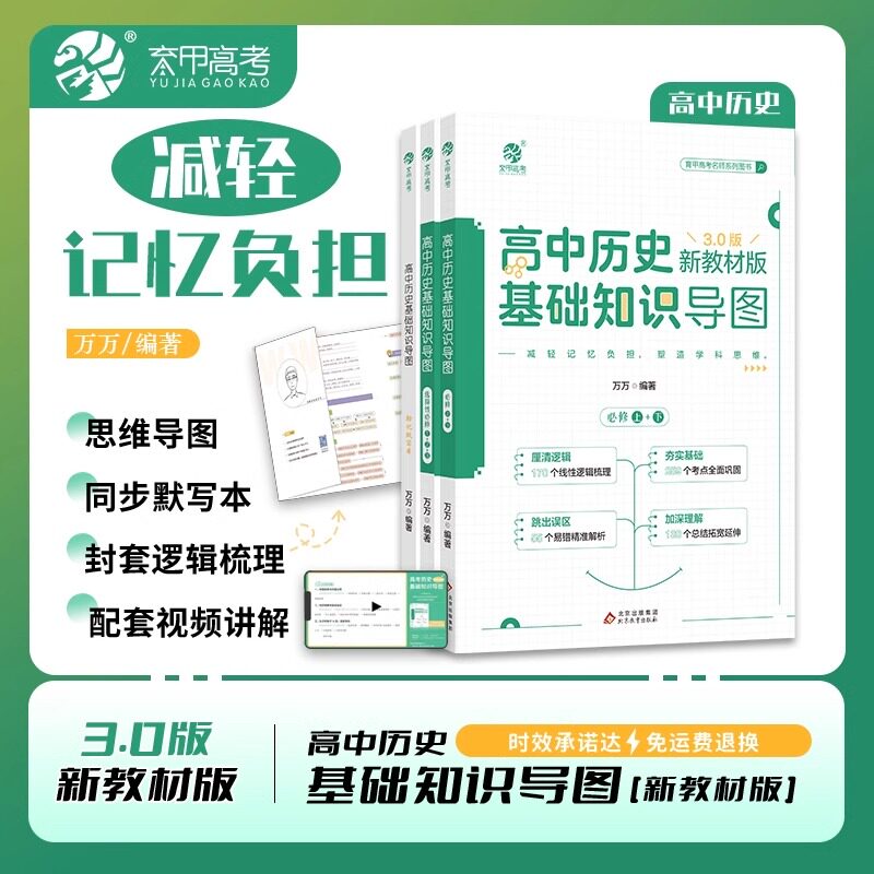 育甲万万高中历史基础知识导图新教材版万菁高中历史知识点总结归纳梳理思维导图知识清单大全高三高考一轮二轮复习资料辅导书
