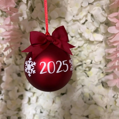 Christmas ornament定制名字圣诞球圣诞树挂件圣诞装饰品圣诞礼物