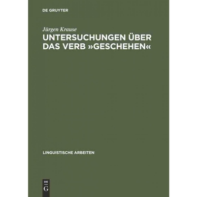 按需印刷DEG Untersuchungen über das Verb geschehen[9783484102736]