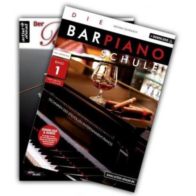 预订【德语】 Die Bar-Piano Schule & Der Barpiano Profi, 2 Bde. + CD-ROM:Technik des st