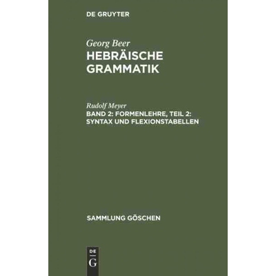 预订DEG Formenlehre, Teil 2: Syntax und Flexionstabellen