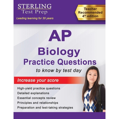 按需印刷不退不换Sterling Test Prep AP Biology Practice Questions[9798885570350]