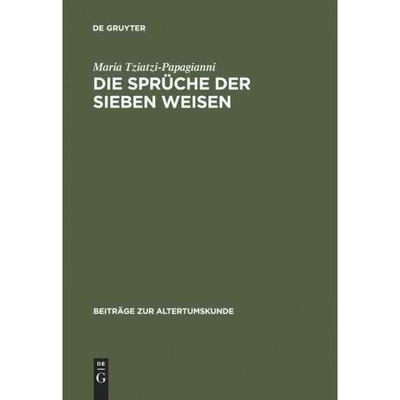 按需印刷不退不换DEG Die Sprüche der sieben Weisen[9783598776007]