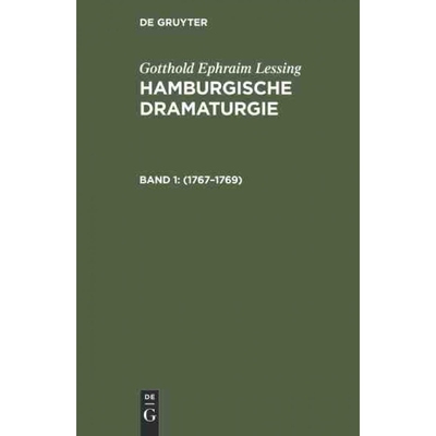 按需印刷不退不换DEG Hamburgische Dramaturgie: 1767?C1769, Band 1/2[9783111282299]