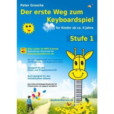 预订【德语】 Der erste Weg zum Keyboardspiel. Stufe.1. S