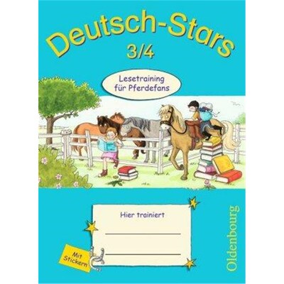 预订【德语】 Deutsch-Stars - Allgemeine Ausgabe - 3./4. Schuljahr:Lesetraining für Pferdefans -