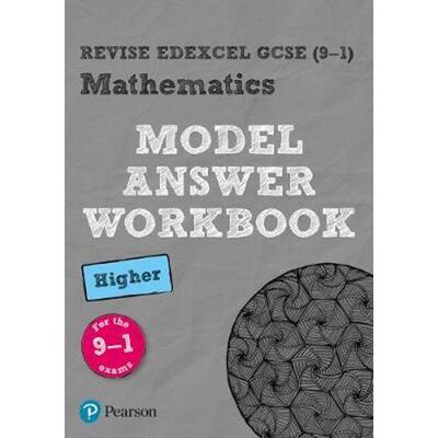 预订不退不换Pearson REVISE Edexcel GCSE (9-1) Maths Higher Model Answer Workbook:for home learning, 2021 assessments and
