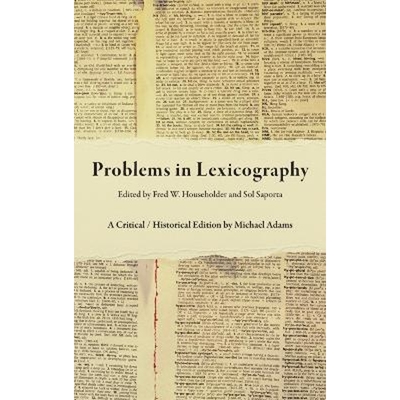 按需印刷Problems in Lexicography:A Critical / Historical Edition[9780253063274]