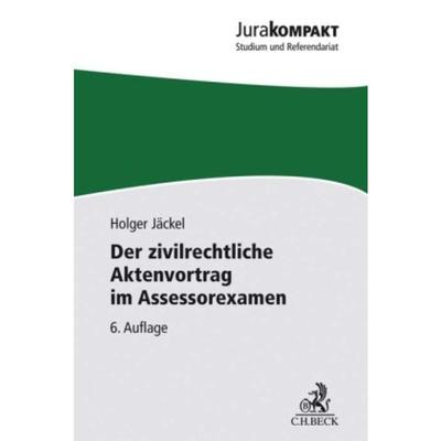 预订【德语】 Der zivilrechtliche Aktenvortrag im Asses