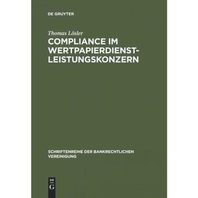 按需印刷DEG Compliance im Wertpapierdienstleistungskonzern[9783899490466]