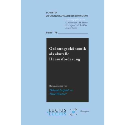 按需印刷DEG Ordnungs?konomik als aktuelle Herausforderung[9783828203198]