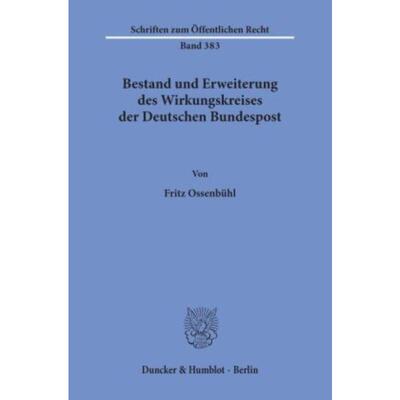 预订【德语】 Bestand und Erweiterung des Wirkungskreis