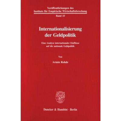 预订【德语】 Internationalisierung der Geldpolitik.:Ei