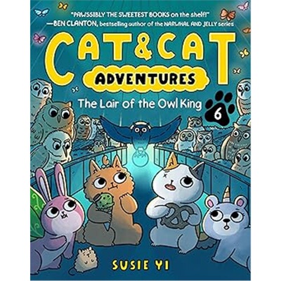 现货 猫与猫大冒险：猫王的巢穴 猫与猫大冒险系列 Cat & Cat Adventures: The Lair of the Owl King 英文原版 上海外文 97800633