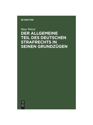 预订不退不换德语Der Allgemeine Teil des deutschen Strafrechts in seinen Grundzügen: