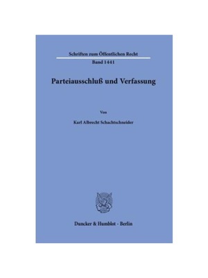 预订【德语】Parteiausschlu? und Verfassung.: