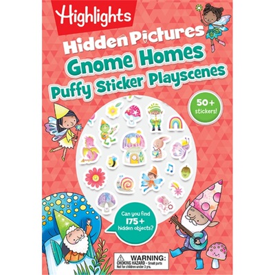 预售【2025新书】GNOME HOMES HP PUFFY STICKER[9781639622870]