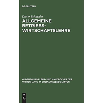 预订【德语】 Allgemeine Betriebswirtschaftslehre: